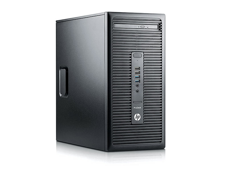Komplett-Set: PC Hewlett Packard ProDesk + Monitor DELL Ultrasharp