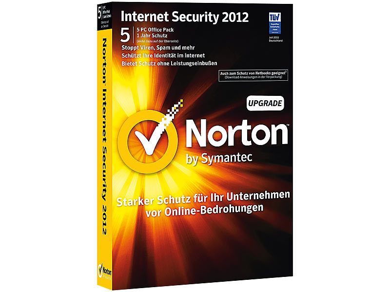 Norton Internet Security 2012 - 5 PCs Upgrade