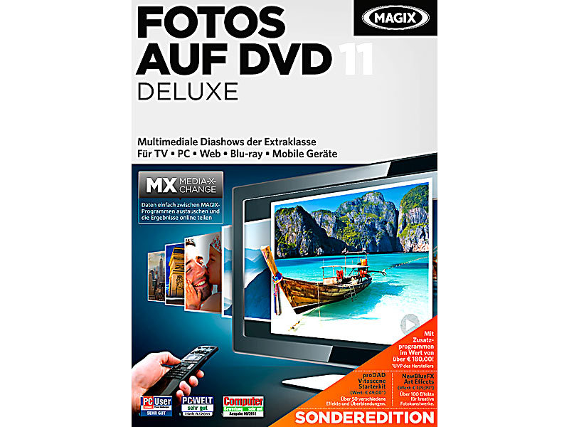 MAGIX Fotos auf DVD 11 deluxe Sonder-Edition