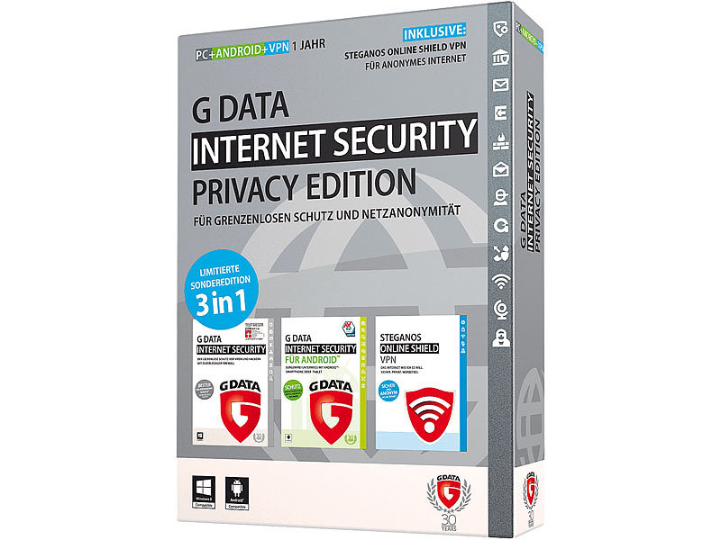G DATA Internet Security Privacy Edition (Limitierte Sonderedition)