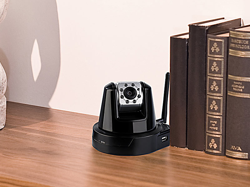 7links Fernsteuerbare HD WLAN-IP-Kamera "RoboCam IV" Pan/Tilt/Zoom