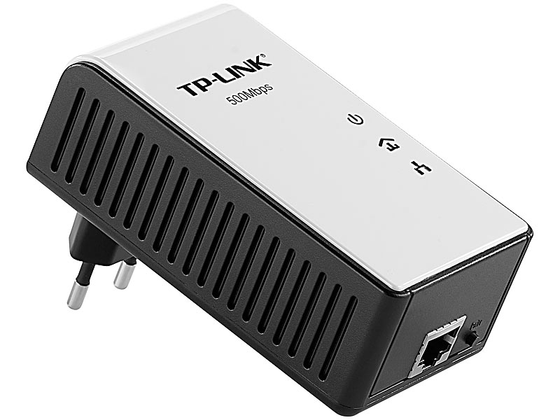 TP-Link 500 Mbps Powerline-Netzwerkadapter für die Steckdose, 2er-Set