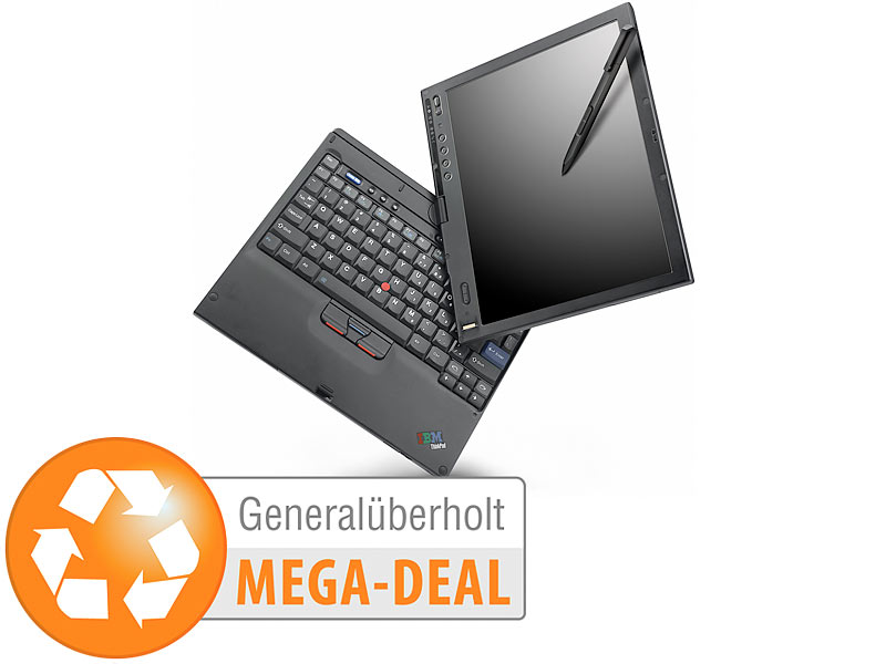 Lenovo ThinkPad X41, 12,1"/ 30cm, 1,2GHz ULV, 1GB RAM, 30GB, Win7 Home