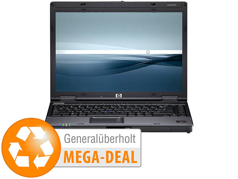hp Compaq 6910p, 14,1"/35,8 cm, C2D T7100, 3 GB, 120 GB, Win 7 (ref.)