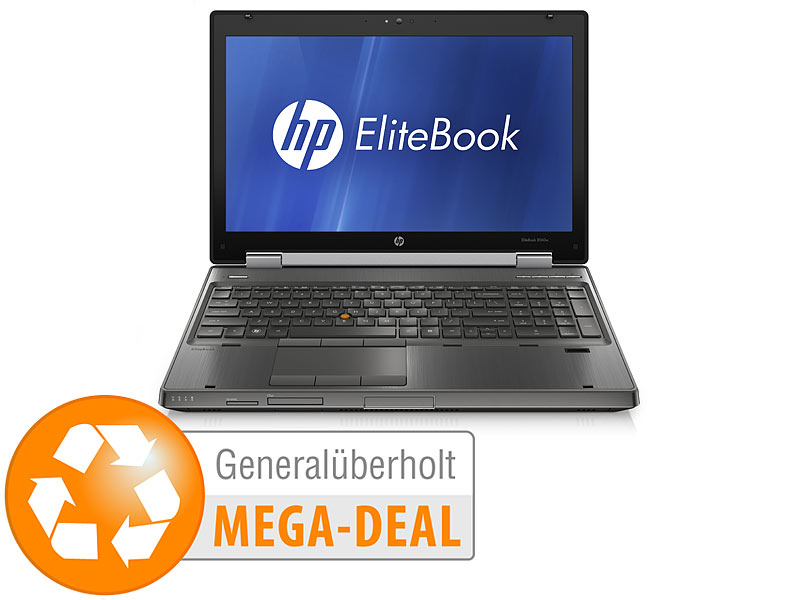 hp Elitebook 8760w, 17,3"HD+, Core i7, 16GB, 120SSD, Win7 (refurb.)