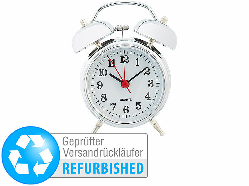 PEARL Wecker analog: Nostalgischer Retro Glockenwecker ...