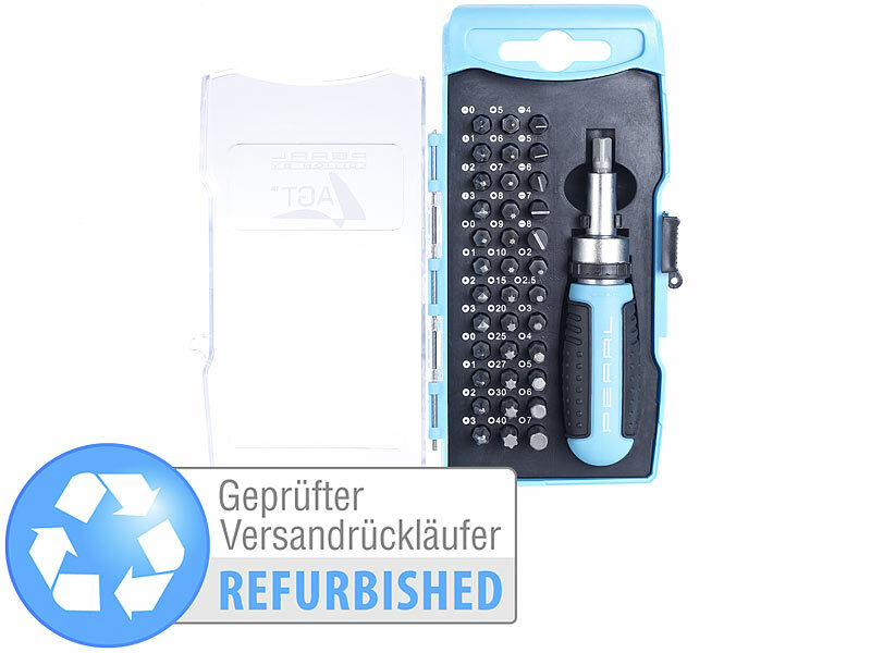 AGT 38-teiliges Werkzeug-Bit-Set mit Ratsche, Versandrückläufer