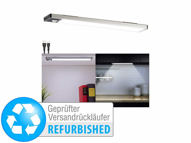 Lunartec LED Leisten Akku: Akku-LED-Lichtleiste, Licht ...