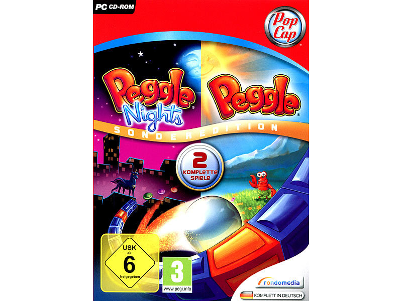 RONDOMEDIA Peggle Sonder-Edition (Peggle + Peggle Nights)