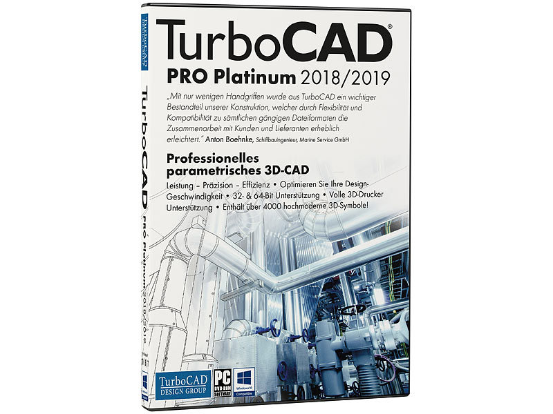TurboCAD TurboCAD Pro Platinum V2018/2019