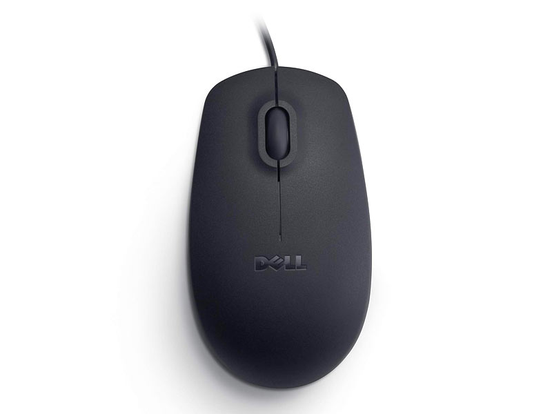 Dell Optische USB-Maus MS111 mit Scrollrad, 1.000 dpi, schwarz