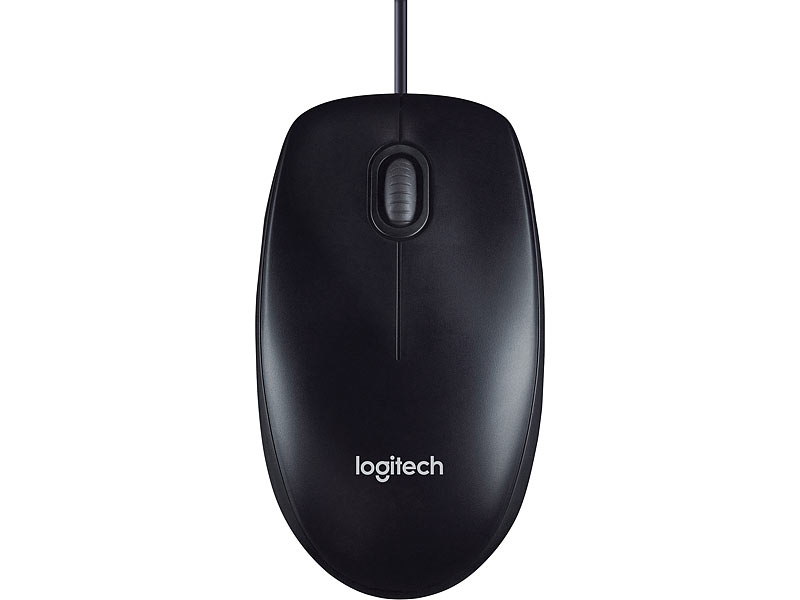 Logitech Computer-Maus: M100, Kabelgebundene USB-Maus, 3 Tasten, 1000 ...
