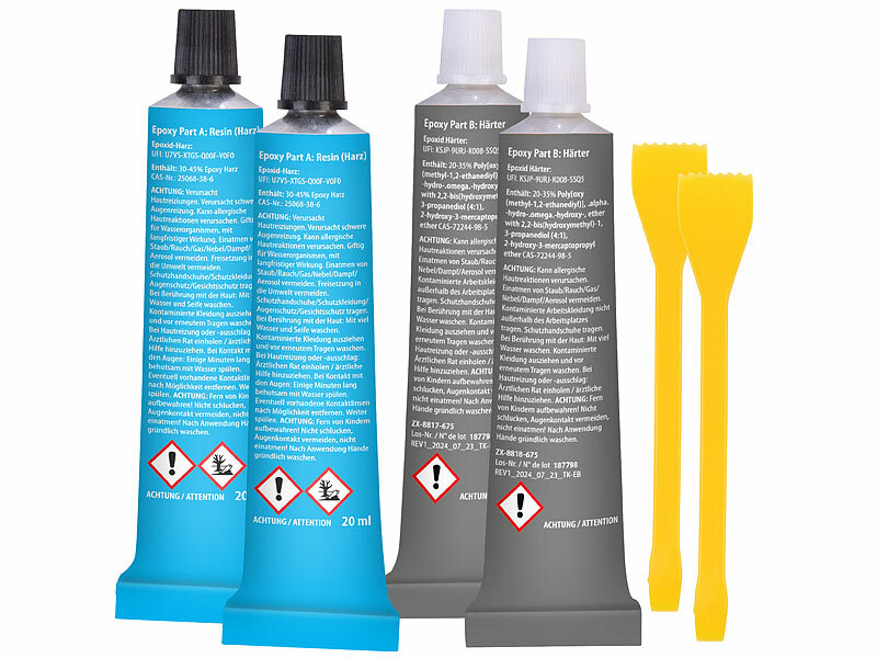 AGT Epoxy Kleber Metall: 2-Komponenten Epoxid-Kleber, stahlverstärkt ...