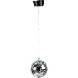 Lunartec Diskokugel: Selbstdrehende Discokugel zum Aufhängen, Ø 20 cm ...