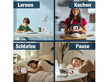 infactory Lerntimer: Visueller 60-Minuten-Timer für Kinder und ...