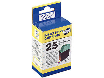3x Recycled Cartridge für HP (ersetzt 51625A No.25), color