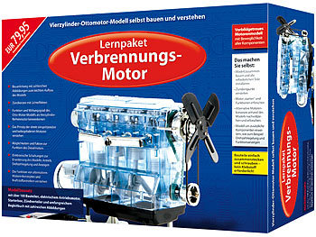 FRANZIS Lernpaket Verbrennungsmotor (inkl. Vierzylinder-Ottomotor-Modell)