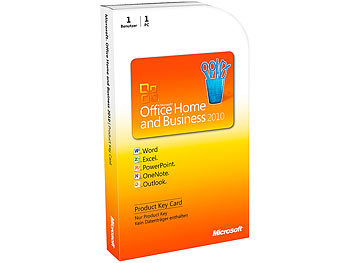 Microsoft Office 2010 Home & Business (Product Key Card)