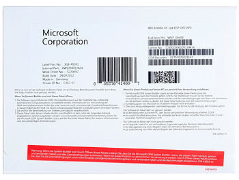 Microsoft Windows 8 OEM 64-Bit (updatefähig auf 8.1)