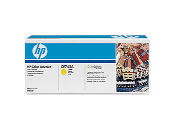 hp Original Toner-Kartusche CE742A, yellow