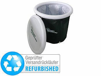 newgen medicals Eisbäder für Muskelkater: Eisbad-Set, 220 l, Ø 80 cm, 5 ...