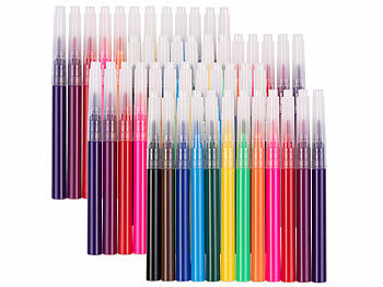 infactory Mini-Airbrush-Stifte: 48er-Set Airbrush Nachfüllung ...