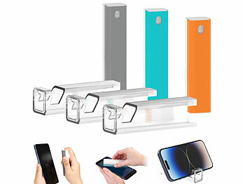 PEARL Handy Reiniger: 3er-Set All-in-One-Displayreiniger & Handyständer ...