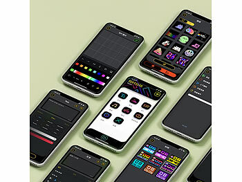 Luminea LED Bilderrahmen: Programmierbares LED-Display mit 64 x 64 LEDs ...