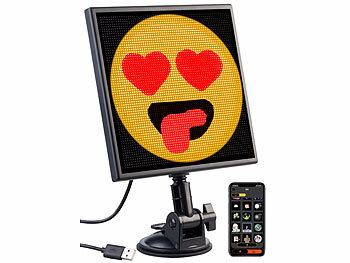 Luminea LED Bilderrahmen: Programmierbares LED-Display mit 64 x 64 LEDs ...