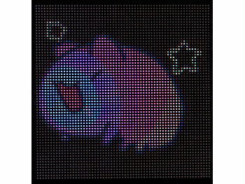 Luminea LED Bilderrahmen: Programmierbares LED-Display mit 64 x 64 LEDs ...