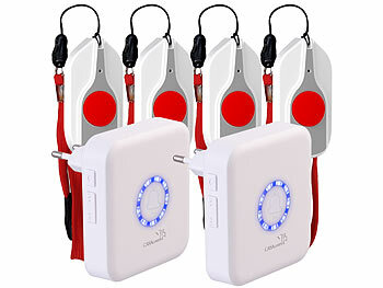 CASAcontrol Notfallknopf Senioren: SOS-Notrufknopf-Set für Senioren, 4x ...
