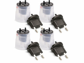 MH Adapter Schweiz: 4er-Set Fixadapter Typ 11,für Konturenstecker CEE 7 ...
